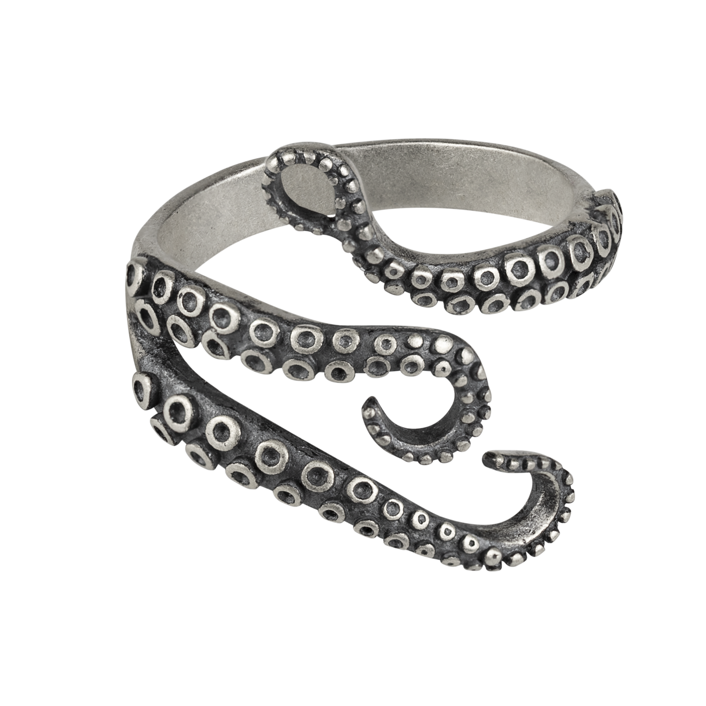 Sterling Silver Octo Tentacle Ring – Ocean Devoted