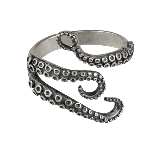 Sterling Silver Octo Tentacle Ring – Ocean Devoted